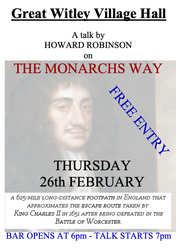 **FREE EVENT**. THE MONARCHS WAY a talk by Howard Robinson | Great ...